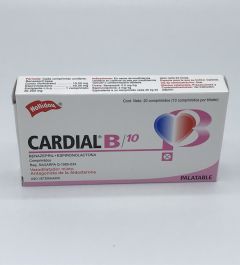 Cardial B 10 mg/40 mg 20 tabletas - Farmacia Veterinaria Zamora