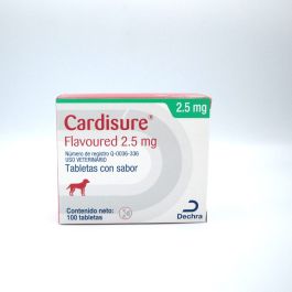 CardiSure 2.5 mg 100 tabletas - Farmacia Veterinaria Zamora