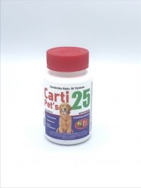 Norvet Carti-Pet´s 25 NRV Frasco con 30 tabs- Farmacia Veterinaria Zamora