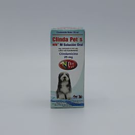Norvet Clinda Pet´s NRV Susp. Oral 25mg. 25ml- Farmacia Veterinaria Zamora