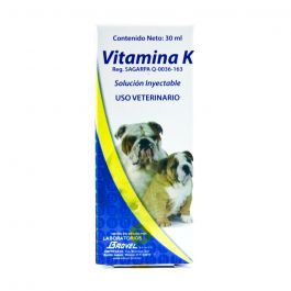 Vitamina K inyectable 30 ml Dechra Brovel